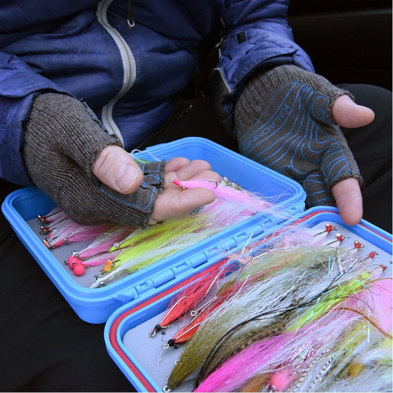 Gant Vision Merino Scout pour la pêche à la mouche par temps froid.