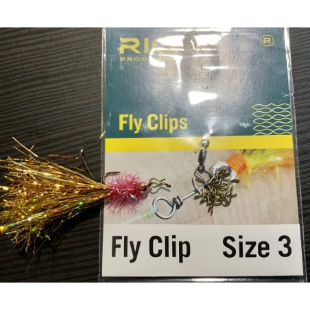 Agrafe Rio Fly Clip, pour la pêche de la truite ou de la perche